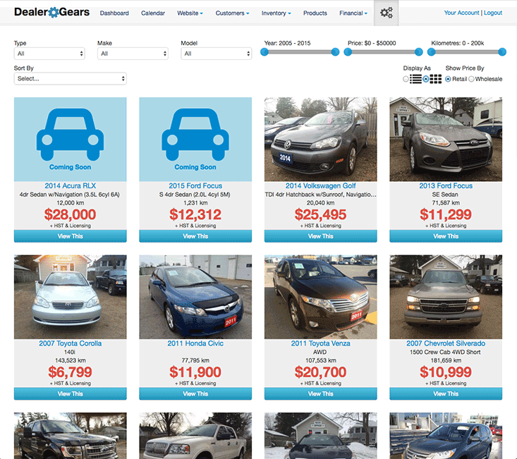 Car Dealer Software and Car Dealer Websites | DealerGears
